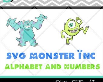 Monsters inc letters | Etsy