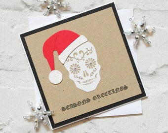 Sugar skull card | Etsy