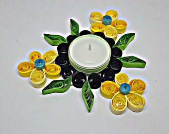 Quilled candles | Etsy