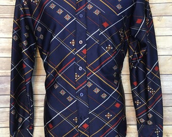 70s shirt pattern | Etsy