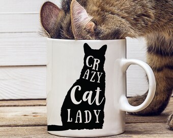 Crazy cat lady | Etsy