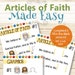 Articles of Faith Made Easy INSTANT DOWNLOAD by TimeSavors