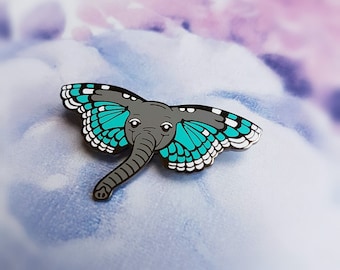 Elephant lapel pin | Etsy