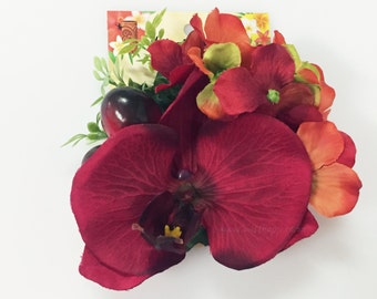 Hydrangea hair clip | Etsy