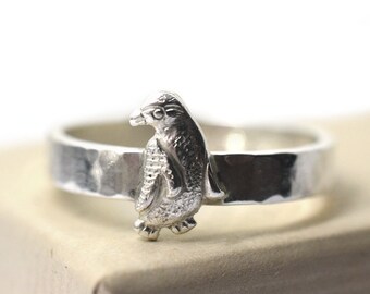 Penguin ring | Etsy