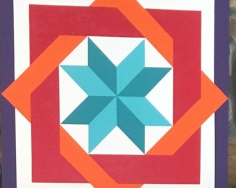 2x2 barn quilt | Etsy