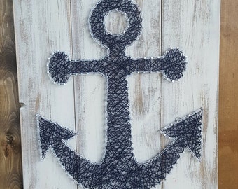 Anchor string art | Etsy