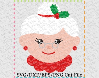 Mrs claus clipart | Etsy