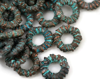 Wire wrapped washers | Etsy