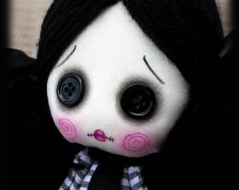 Button eye doll | Etsy