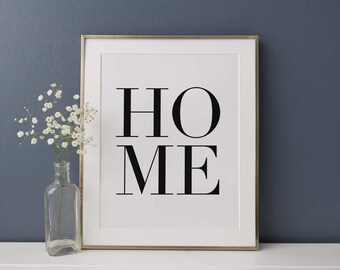 Welcome home print | Etsy