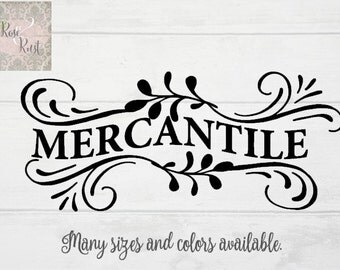 Mercantile sign | Etsy