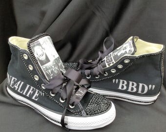 Custom converse | Etsy