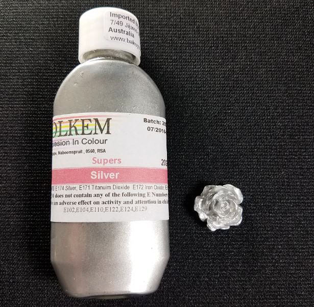 Silver Metallic Super Dust 20g By Rolkem Silver Highlighter