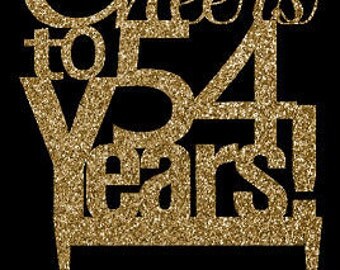 54th anniversary | Etsy