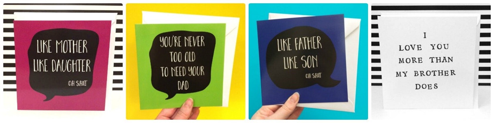 Unique and inappropriate cards for every by LukannaDesigns on Etsy
