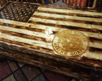 Wood american flag | Etsy