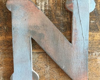 Monogram letter n | Etsy