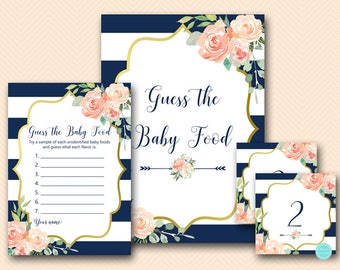 Baby Food Game Baby Food Jar Labels Guess the Baby Food