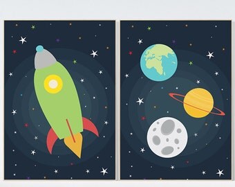 Outer space decor | Etsy