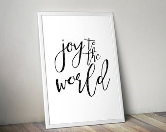 Joy to the world | Etsy