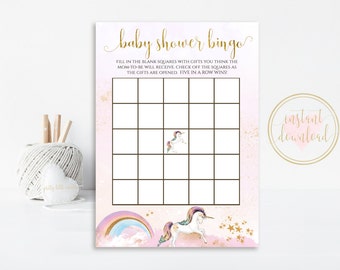 Unicorn bingo | Etsy