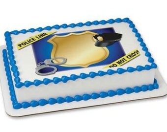 Police officer cake | Etsy