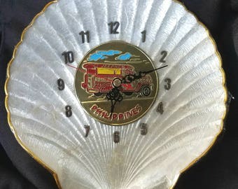 Seashell clock | Etsy