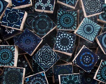 Ceramic Mosaic Tiles Bright Colors Medallions Moroccan Tile