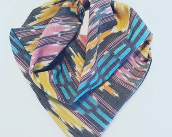 Items similar to Bandana Bib / Tie bandana bib scarf / toddler scarf ...