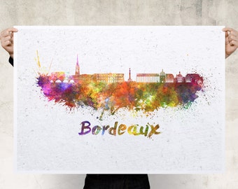 Bordeaux poster | Etsy