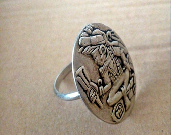 Mayan ring | Etsy