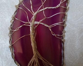 Wire tree suncatcher | Etsy