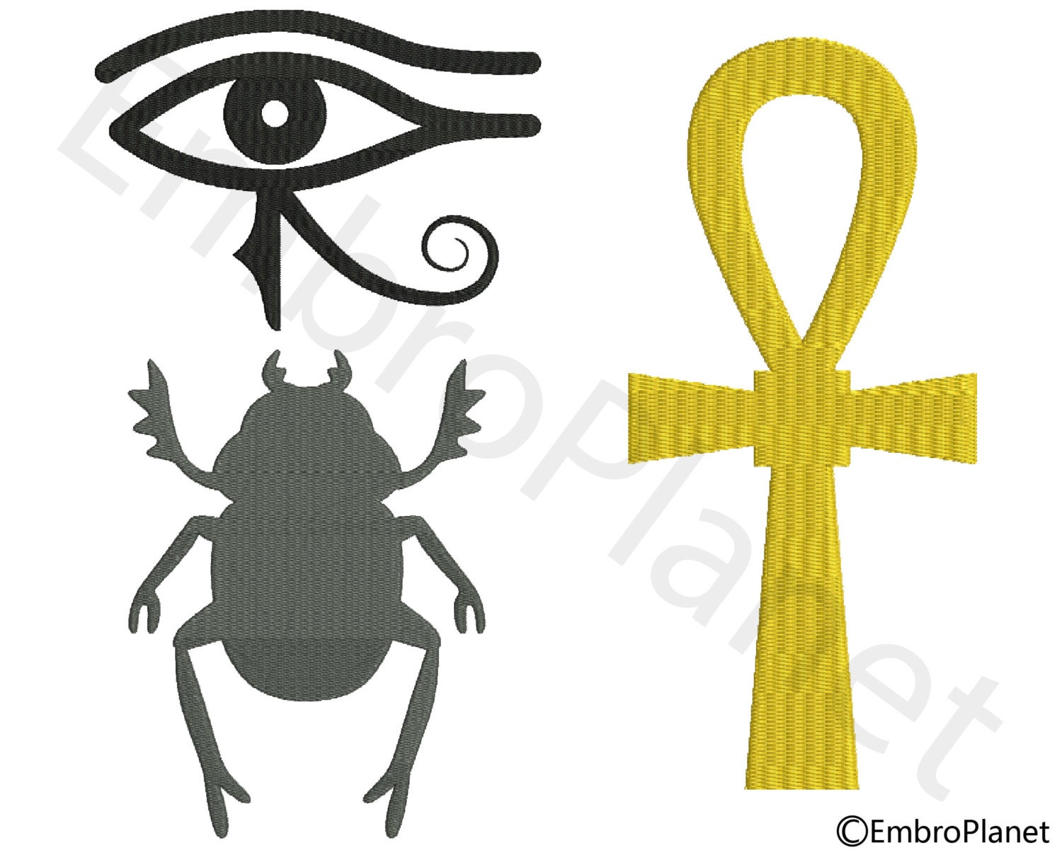 Egypt Designs for Embroidery Machine Instant Download