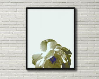 Modern flower print | Etsy