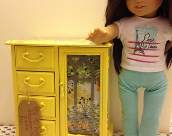 Items similar to 18 inch Doll Furniture Armoire for 18 in or American ...