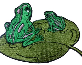Frog applique | Etsy