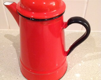 Enamel coffee pot | Etsy