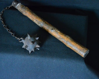Spiked chain mace | Etsy