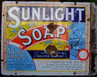 Vintage soap sign | Etsy