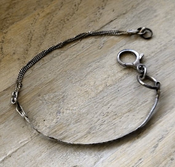 Items similar to Handmade Sterling Silver Bracelet, 925 silver on Etsy