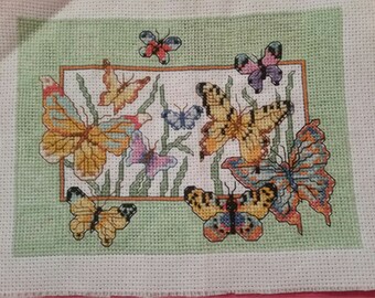 Grass cross stitch | Etsy