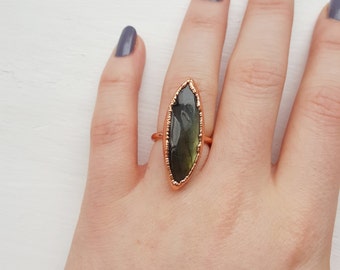 Healing crystal ring | Etsy