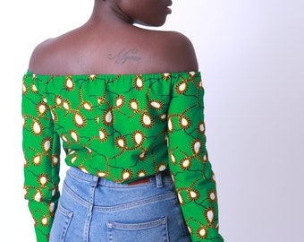 African print blouse | Etsy