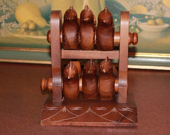 Chicken napkin rings | Etsy