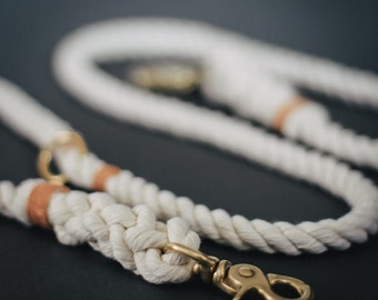 Rope dog leash | Etsy