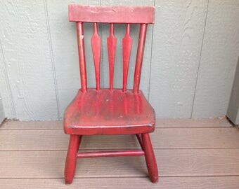 Wooden high chair | Etsy