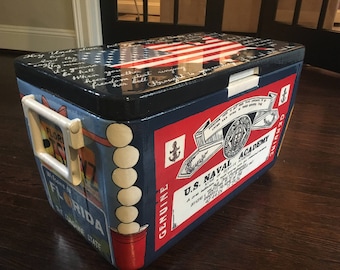 Painted cooler | Etsy