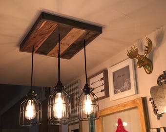 Rustic cage light | Etsy