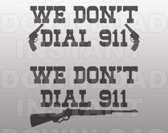We don't dial 911 | Etsy